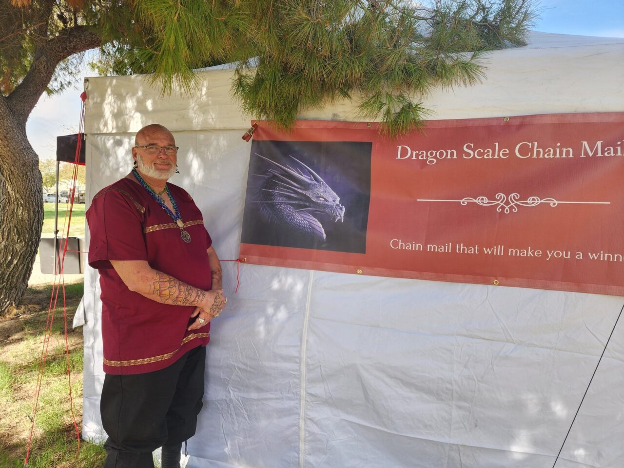 Dragon Scale Chain Maille - War of the Phoenix 2027